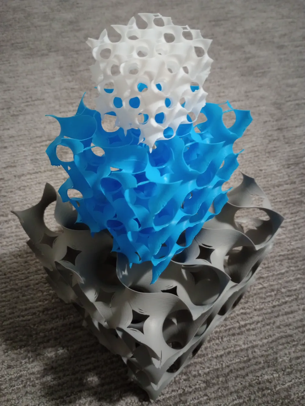 Gyroid Infill Cubes by greenmonster MakerWorld: Download Free 3D Models