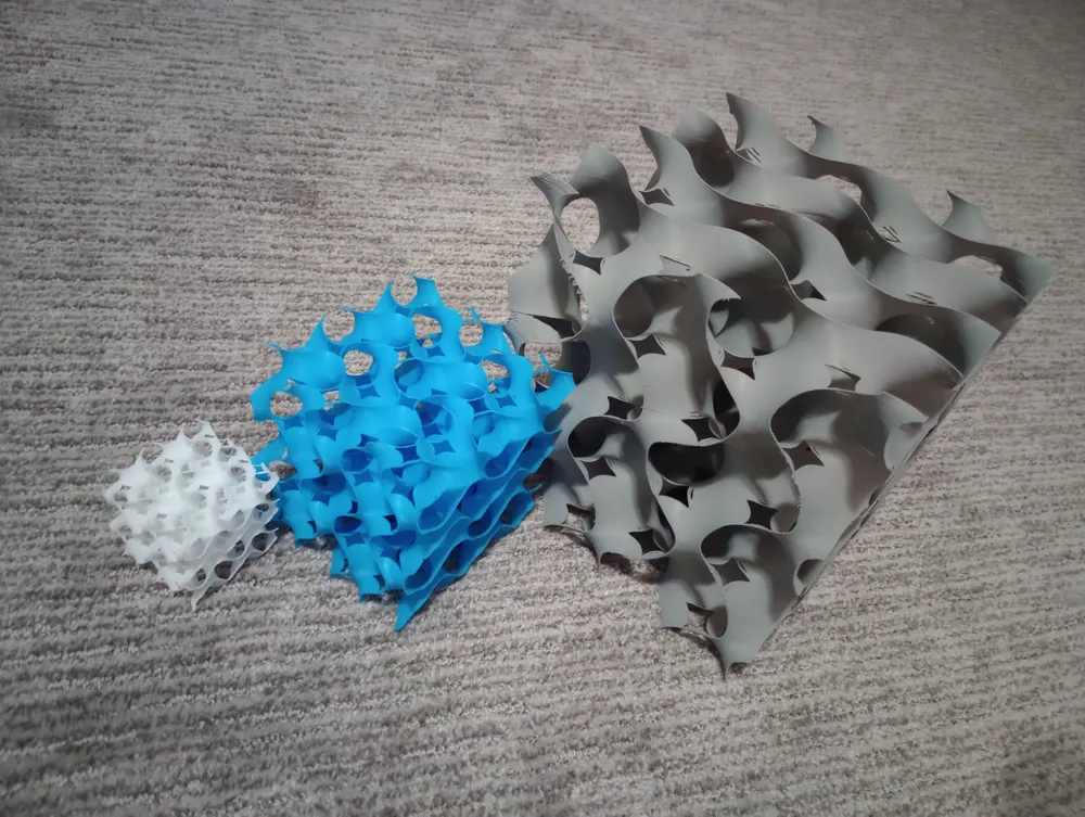 Gyroid Infill Cubes by greenmonster MakerWorld: Download Free 3D Models