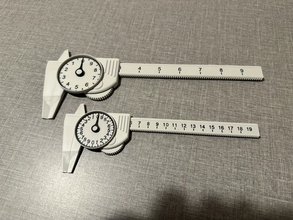Dial Caliper - Inch version - Free 3D Print Model - MakerWorld