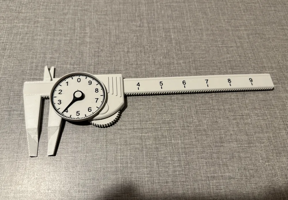 Dial Caliper - Inch version - Free 3D Print Model - MakerWorld