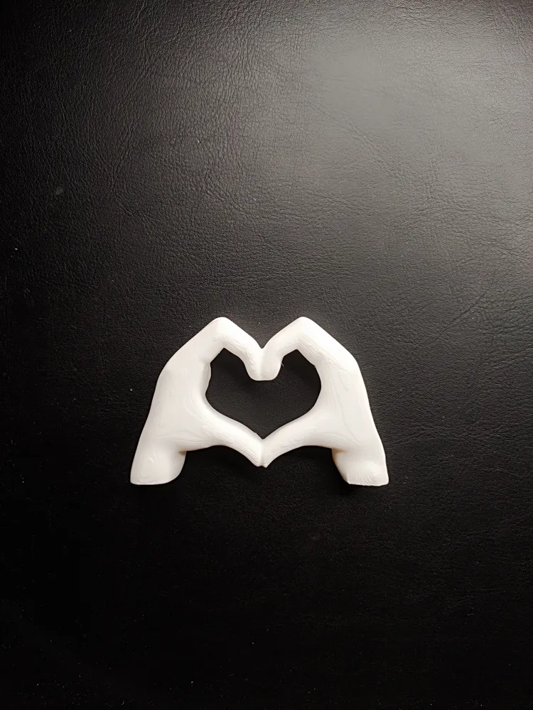 Valentine Heart Hands – Heart-shaped hand gesture - Free 3D Print Model ...