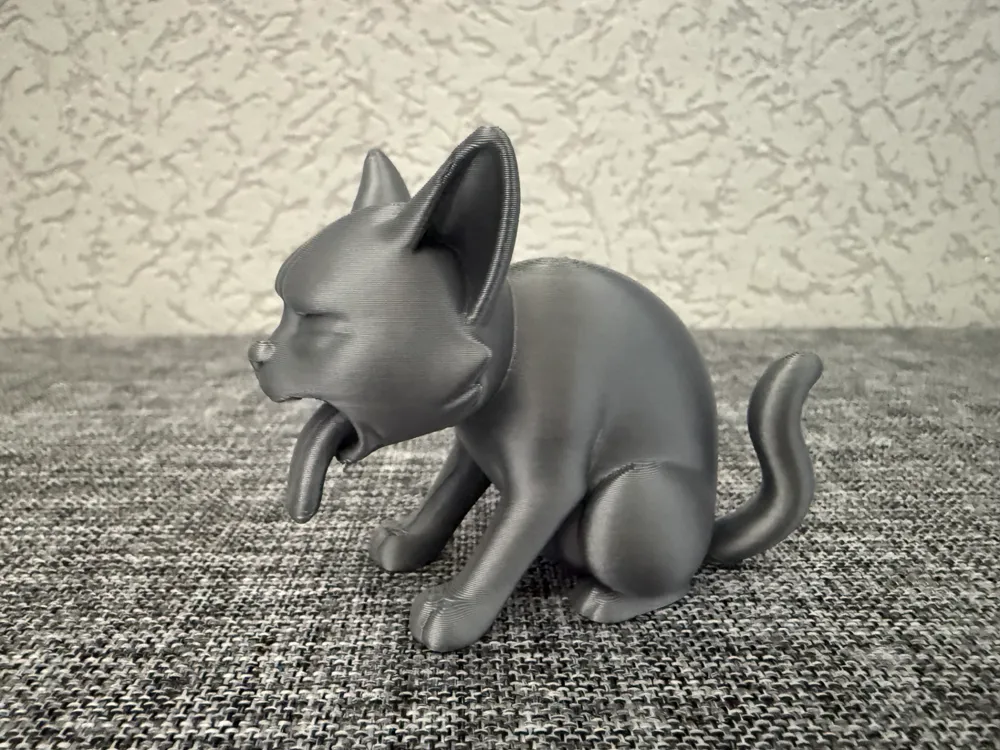 The cat does not like the food Remixed by Talvor MakerWorld: Download ...