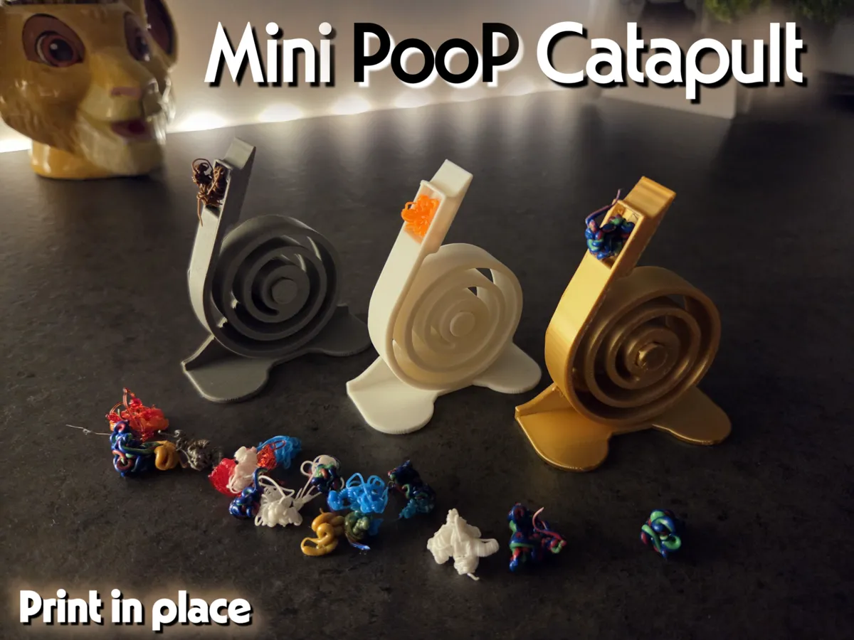 Mini Catapult Toy - Free 3D Print Model - MakerWorld