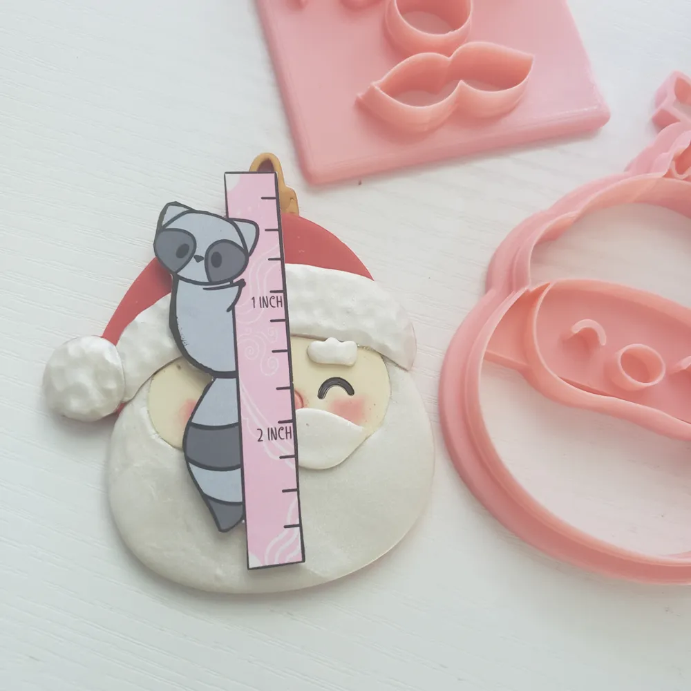 Santa Polymer Clay Ornament / Decor Clay Cutter by The Pudgy Art ...