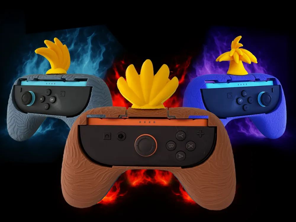 Inspiré des Joy-Con (Switch2) Donkey Kong Bananza - Modèle d'Impression ...