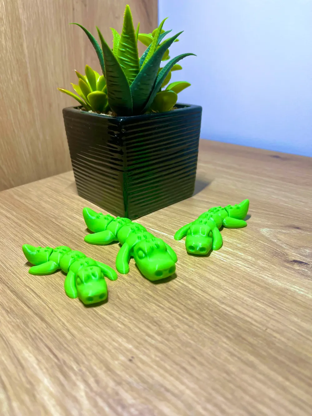 Mini-Krokodil mit Gelenken – Schnelle Druckvorlage von Nooisyy - MakerWorld
