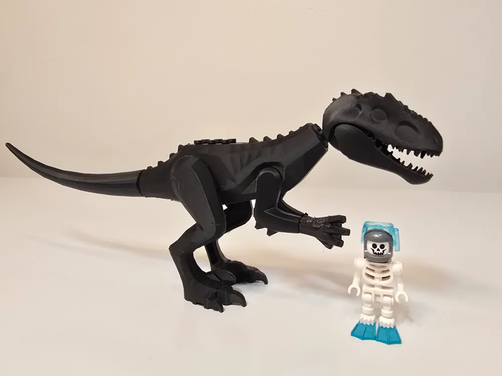 Brick Indoraptor - Free 3D Print Model - MakerWorld