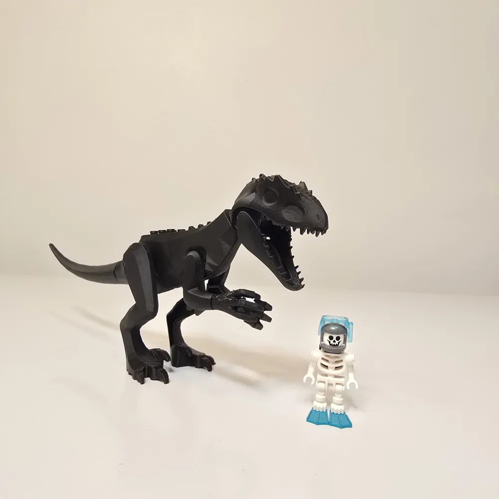 Brick Indoraptor - Free 3D Print Model - MakerWorld