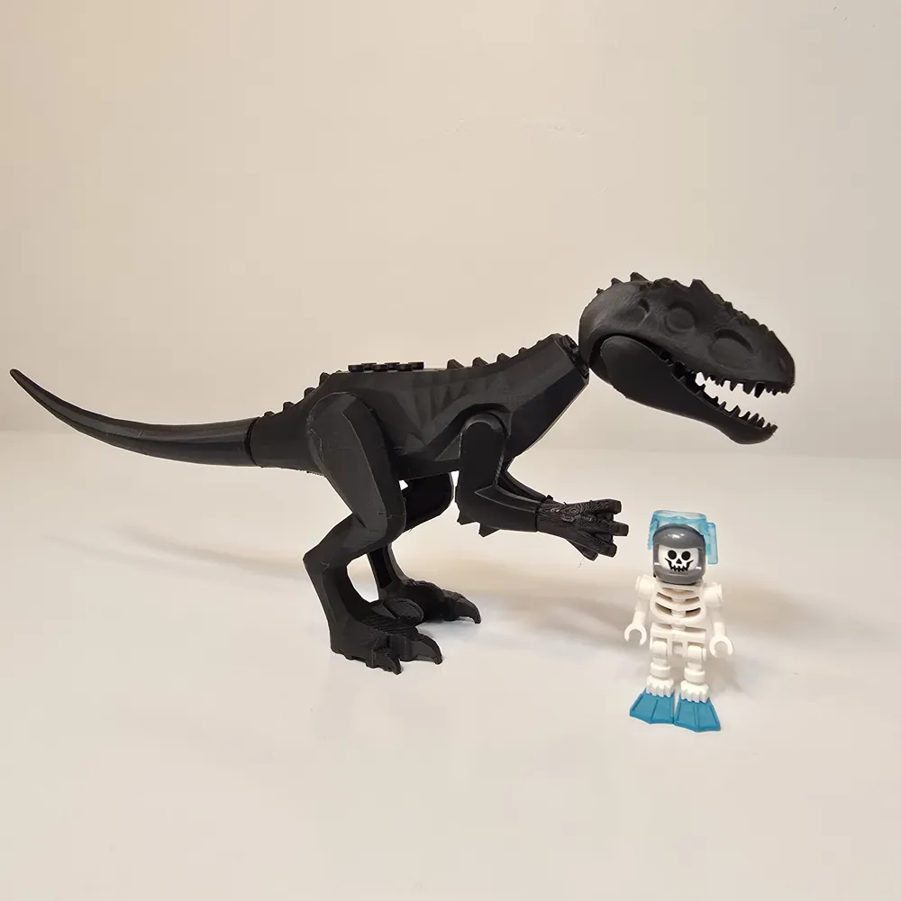 Brick Indoraptor - Free 3D Print Model - MakerWorld
