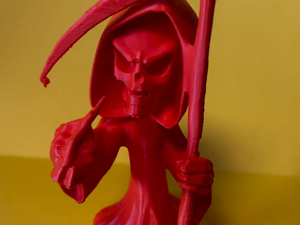 Halloween grim reaper middle finger - Free 3D Print Model - MakerWorld