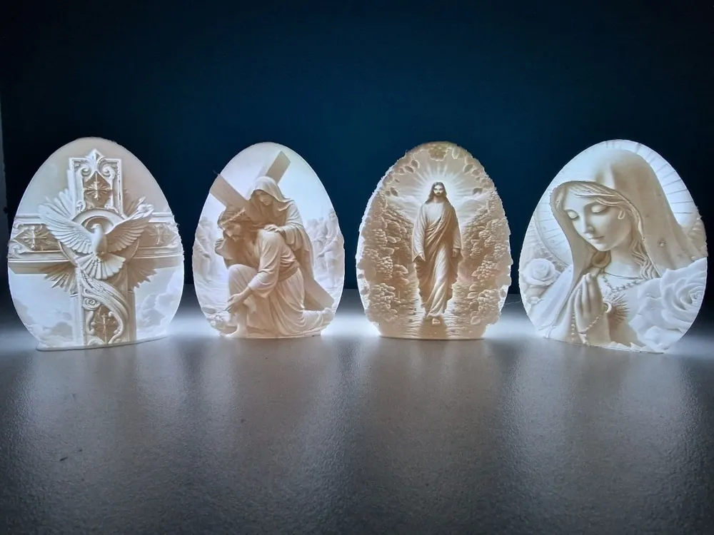 Religious Easter eggs, collectibles by Kz3DDD MakerWorld: Download Free ...