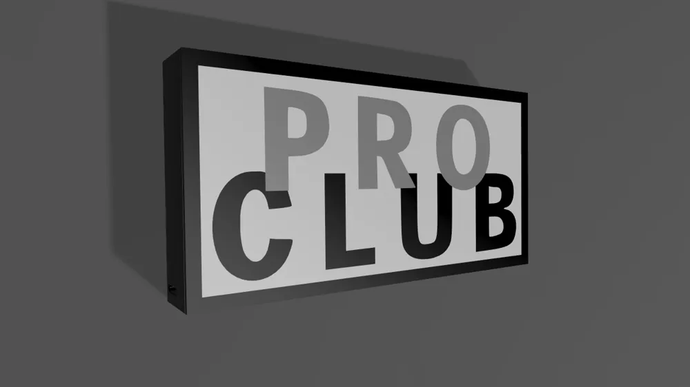Pro Club Lightbox by WhiteDevil56 - MakerWorld