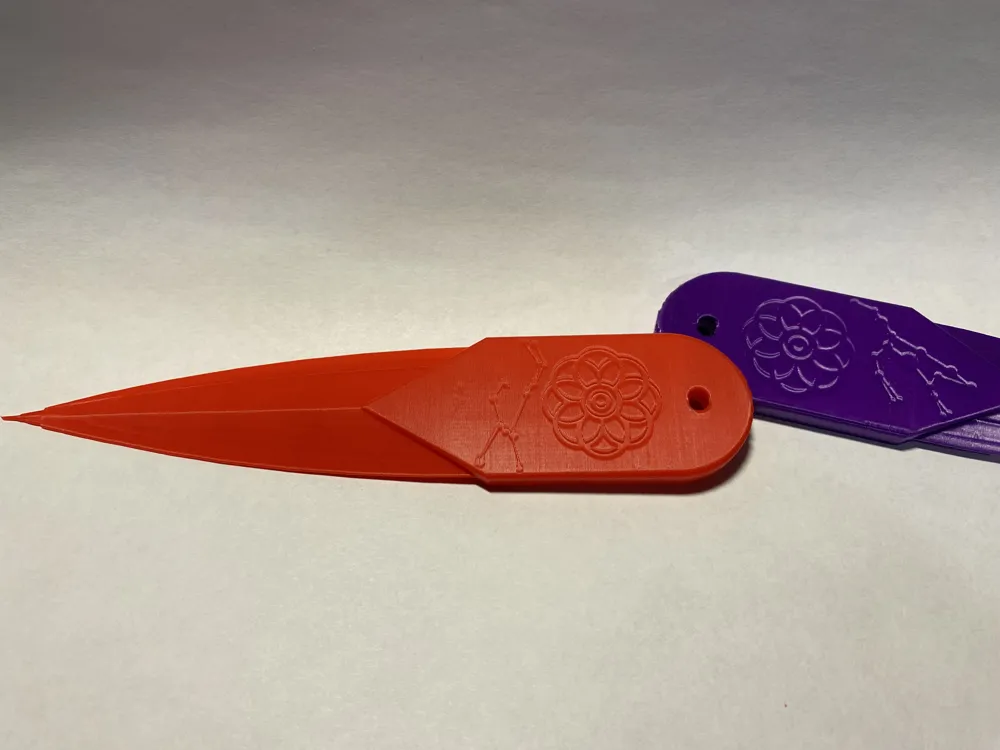 Zoey Throwing Knives from KPop Demon Hunters - Free 3D Print Model ...