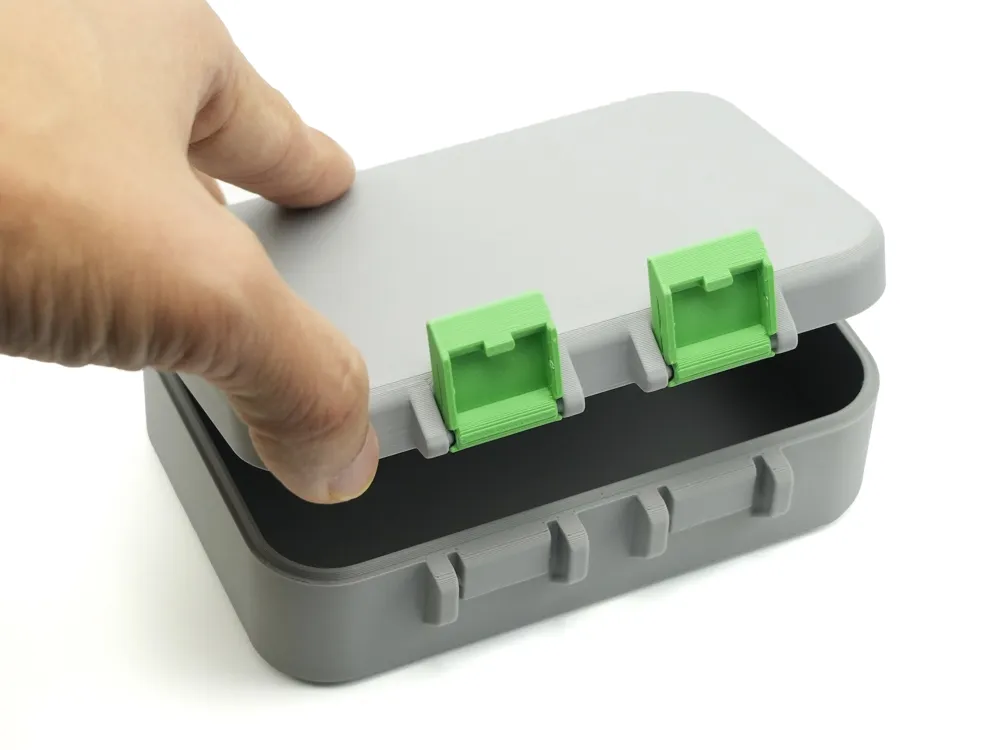 Customizable Snap-Lock Box (Parametric) - Free 3D Print Model - MakerWorld