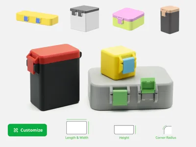 parametric box 3d print - MakerWorld