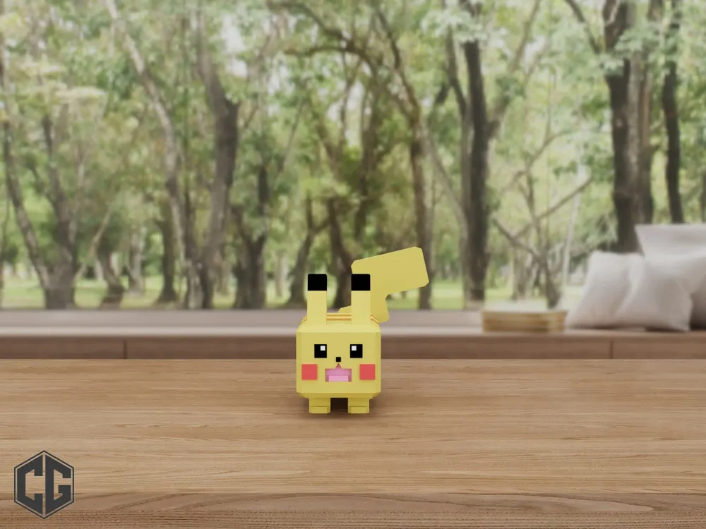 Pikachu Pokemon Multipart - Free 3D Print Model - MakerWorld