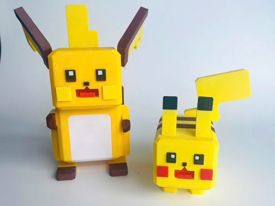 Pikachu Pokemon Multipart - Free 3D Print Model - MakerWorld