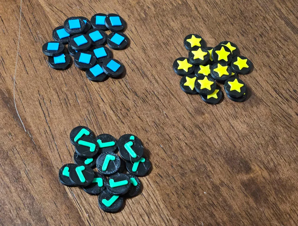 Generic Tabletop Tokens Activation Tokens By Yandalf Makerworld