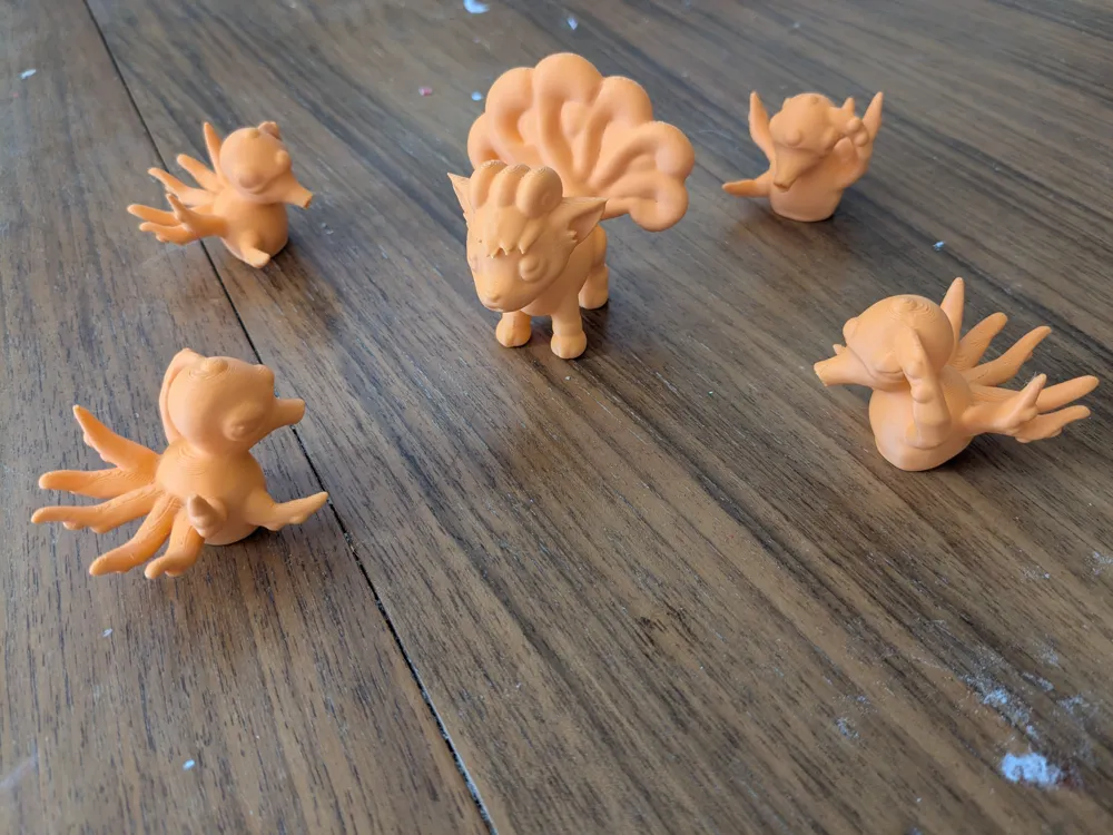 Vulpix Pokemon figurine by Kat DickerMakerWorld: Download Free 3D Models