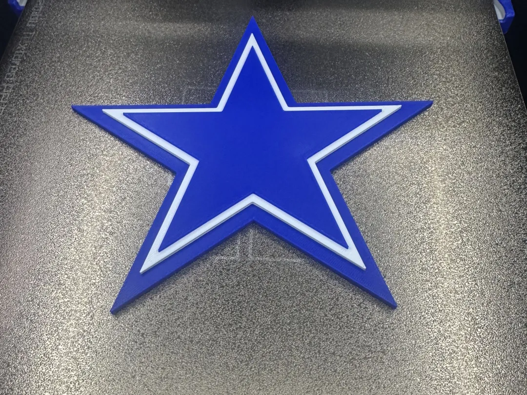 Dallas Cowboys Star Logo - Free 3D Print Model - MakerWorld