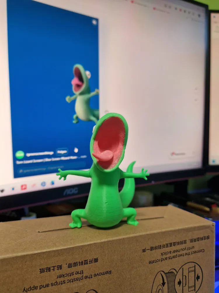 Tom Lizard (Disney Hoppers)- Tom Lizard Meme - Free 3D Print Model ...