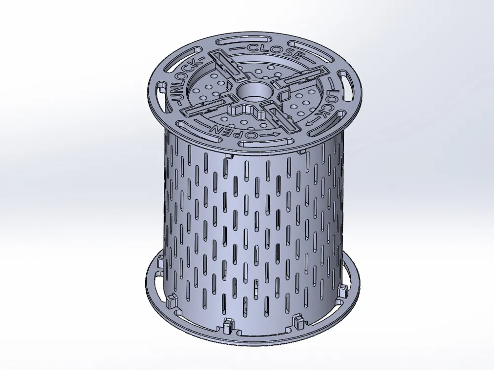 WD Silica Container For Bambu Lab Spools by Westersund Design - MakerWorld
