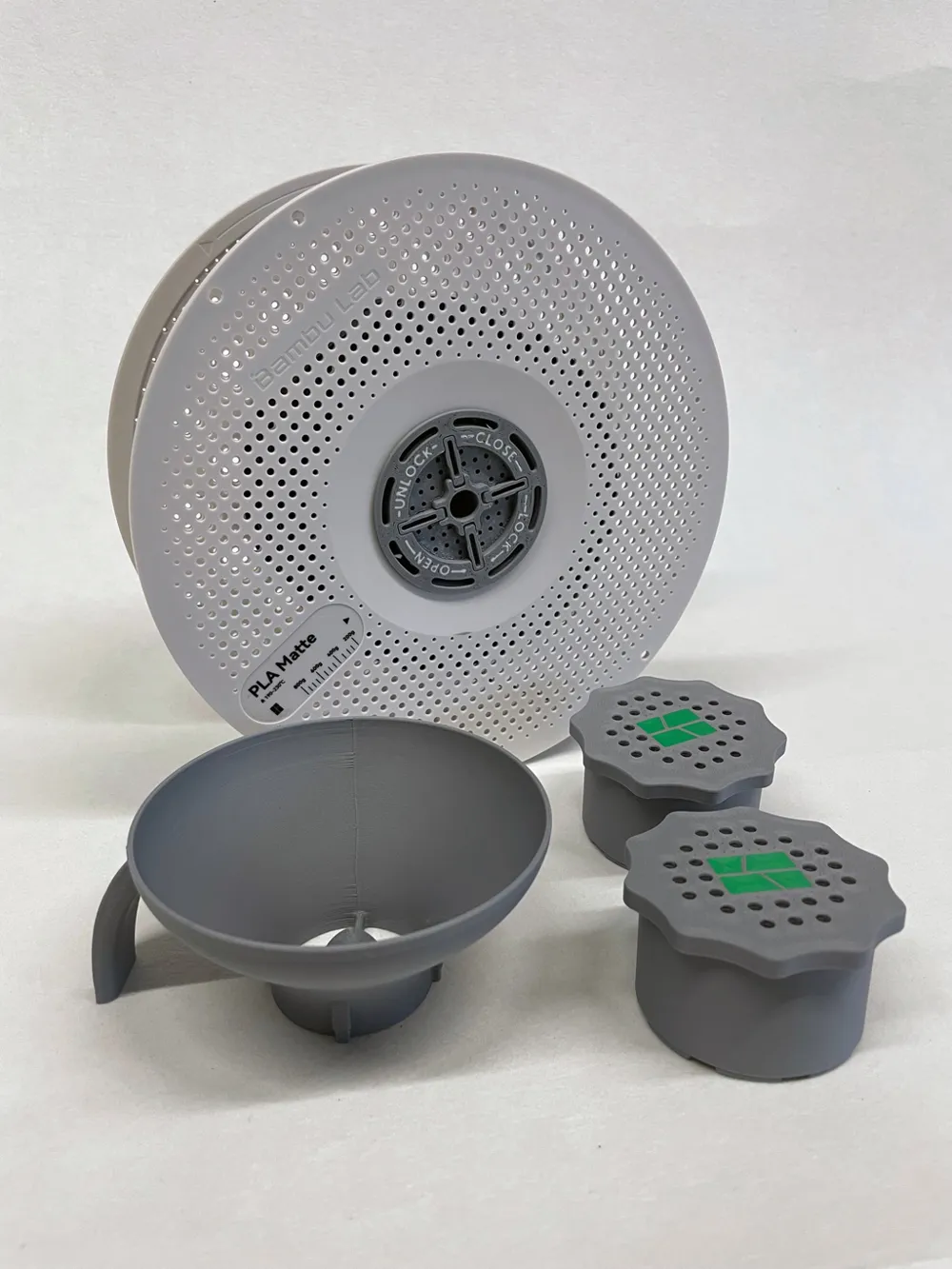 WD Silica Container For Bambu Lab Spools by Westersund Design - MakerWorld