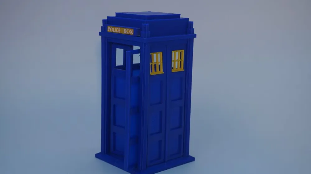 Doctor Who TARDIS Telephone booth by 1230x - MakerWorld