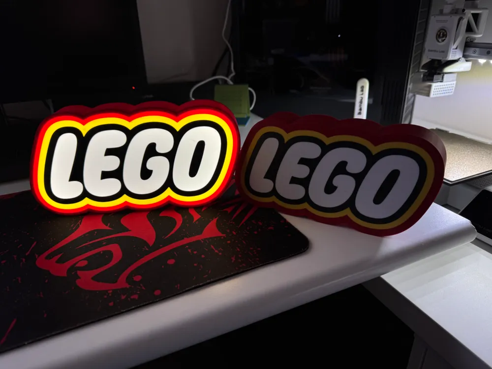 LEGO Lightbox - LAMP - Free 3D Print Model - MakerWorld