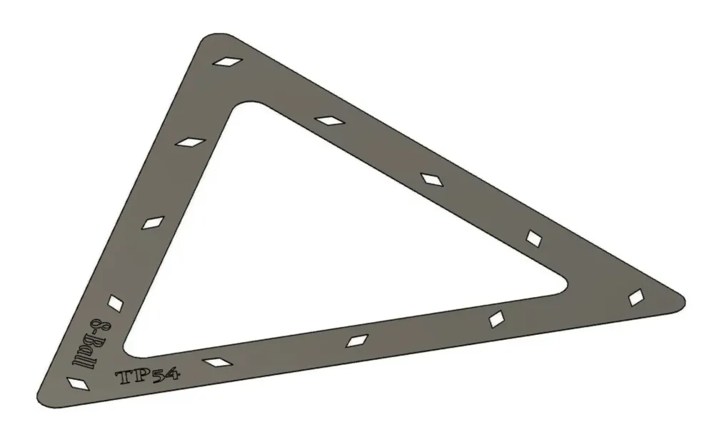 Billiard / Pool Ball Rack by Todd MakerWorld: Download Free 3D Models