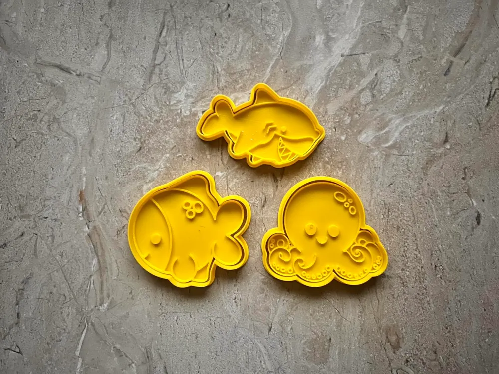Ocean Animal Cookie Cutter by Cookie Cutter Rodriguez - MakerWorld