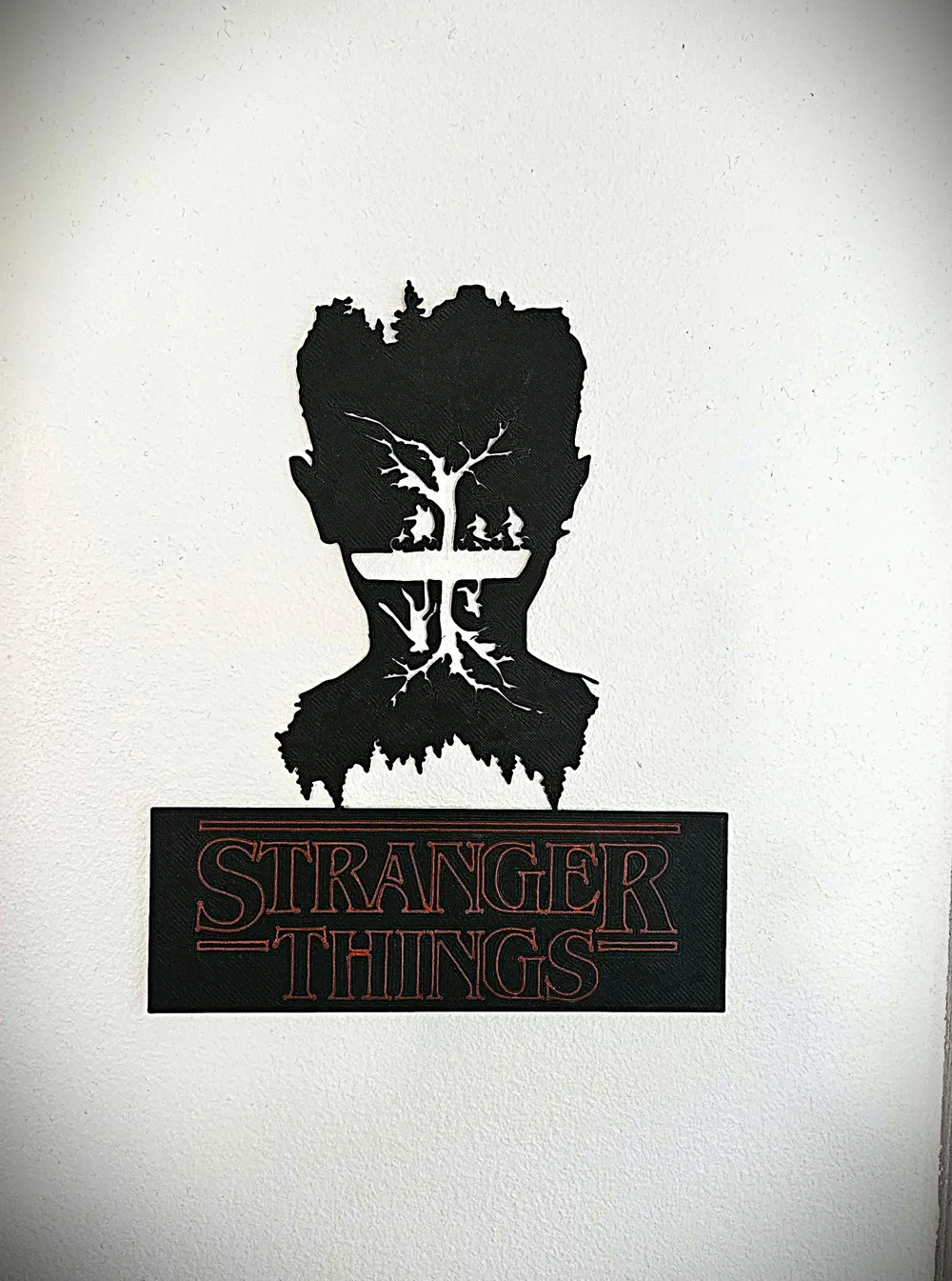 Unique Silhouette : Stranger Things - wall & desk - Free 3D Print Model ...