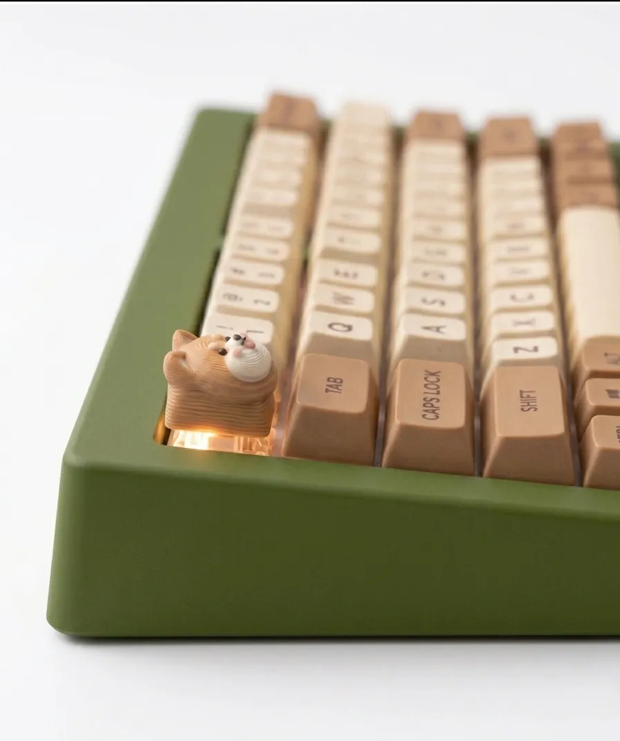 Cute Corgi Keycap - Free 3D Print Model - MakerWorld