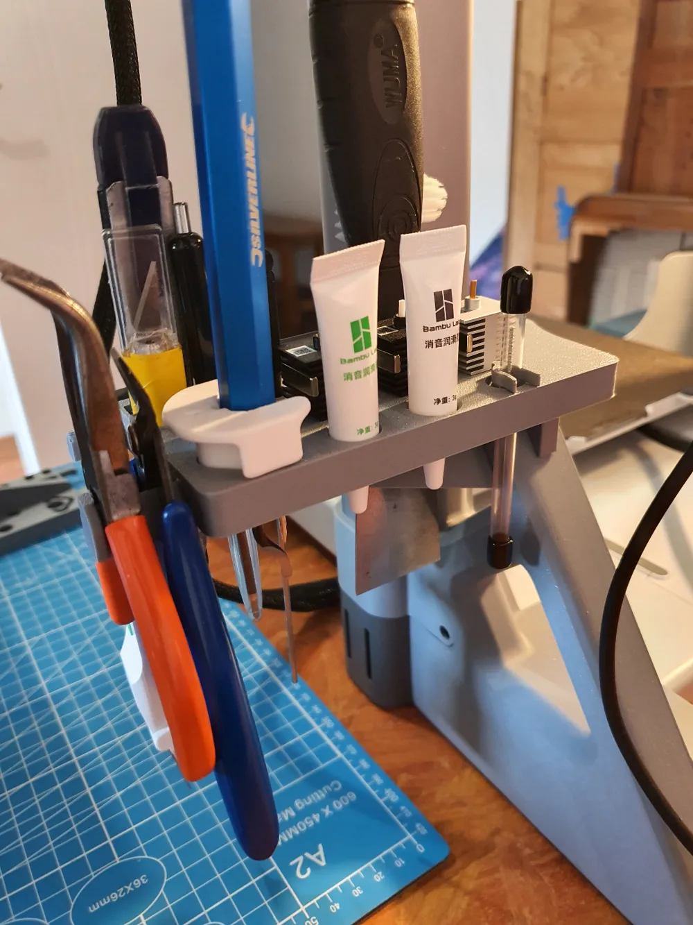 A1 Tools Holder (AMS lite Top Mount) by Phio MakerWorld: Download Free ...
