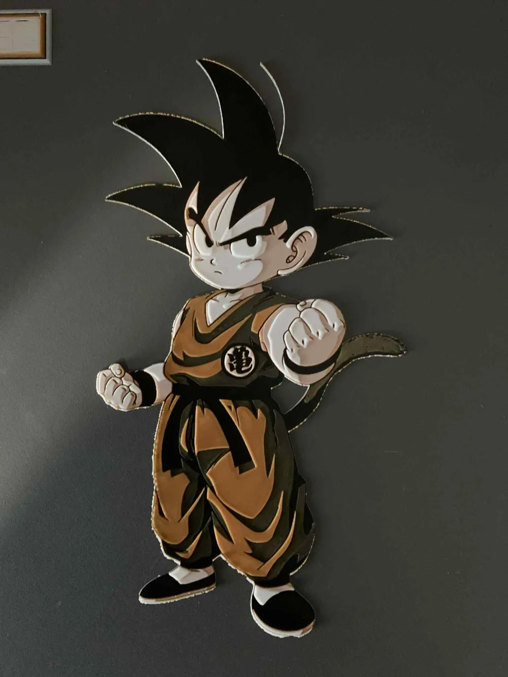 Dragon Ball Bookend – Young Goku Chroma - Free 3D Print Model - MakerWorld