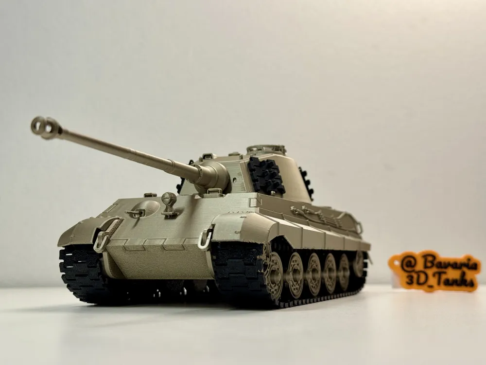 Tiger II Heavy Tank 1/35 Scale Tiger 2 King Tiger by Bavaria_3D Tanks ...