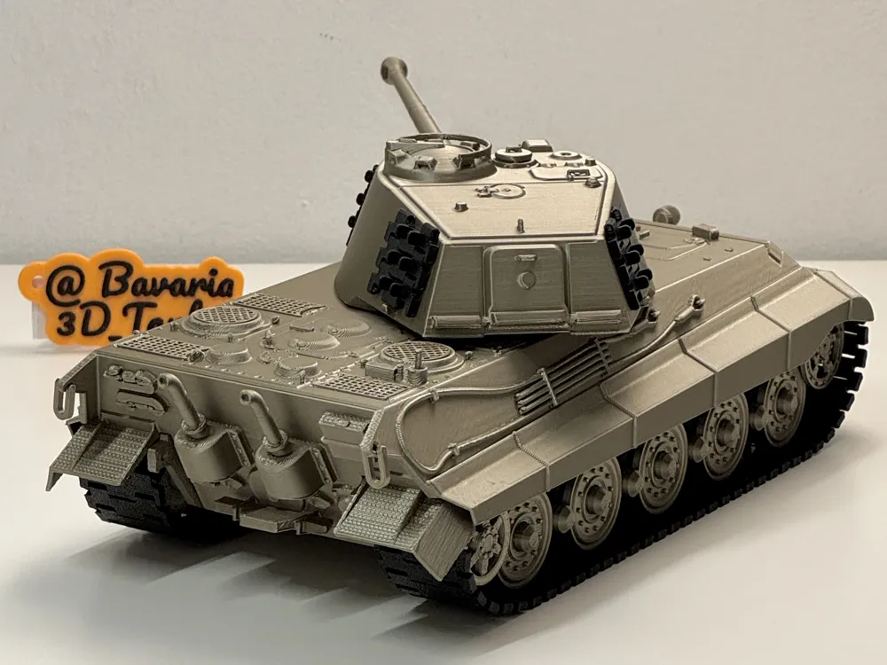Tiger II Heavy Tank 1/35 Scale Tiger 2 King Tiger by Bavaria_3D Tanks ...