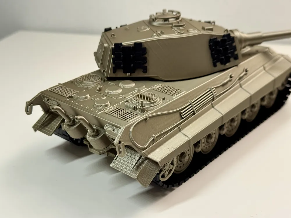 Tanque Pesado Tiger II Escala 1/35 Tiger 2 Rey Tigre por Bavaria_3D ...
