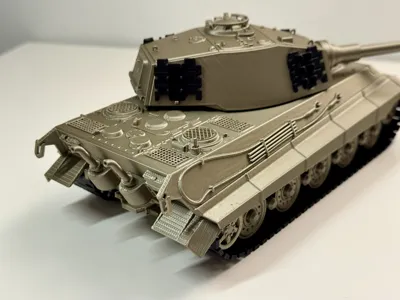 Tiger II Heavy Tank 1/35 Scale Tiger 2 King Tiger - Free 3D Print Model ...