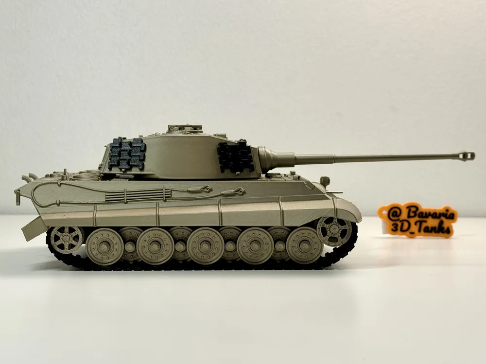 Tiger II Heavy Tank 1/35 Scale Tiger 2 King Tiger by Bavaria_3D Tanks ...