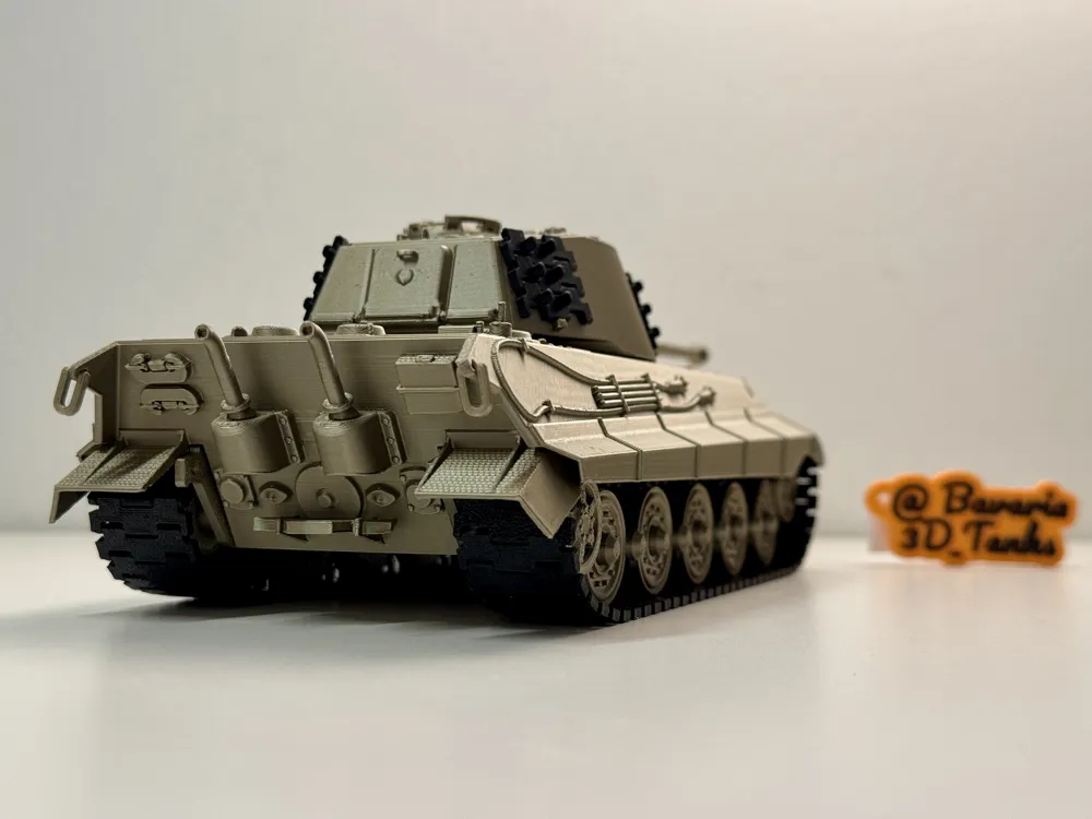 Tiger II Heavy Tank 1/35 Scale Tiger 2 King Tiger by Bavaria_3D Tanks ...