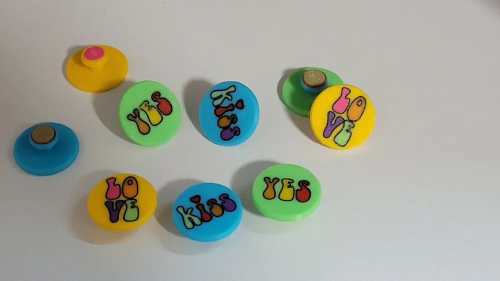 Crocs Jibbitz, Groovy Words by kabendesign - MakerWorld