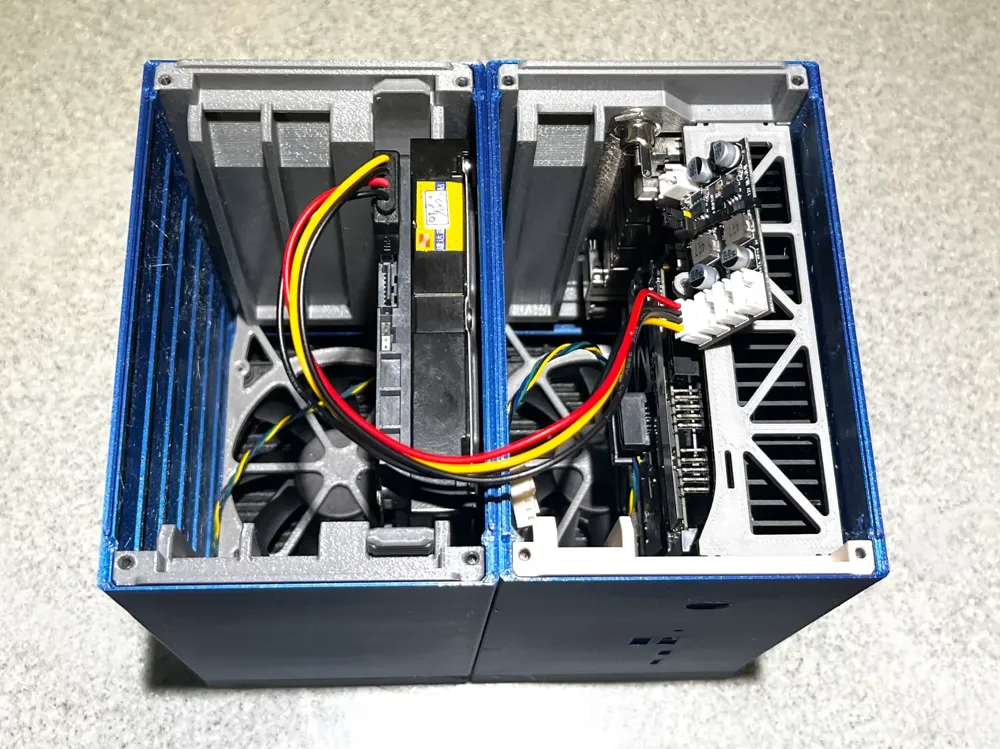 N5105 Case Pro Modular 1+3 Bay NAS Enclosure by siagfried - MakerWorld
