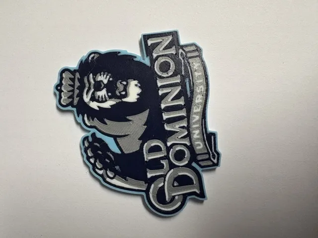 OLD DOMINION UNIVERSITY LOGO - Free 3D Print Model - MakerWorld