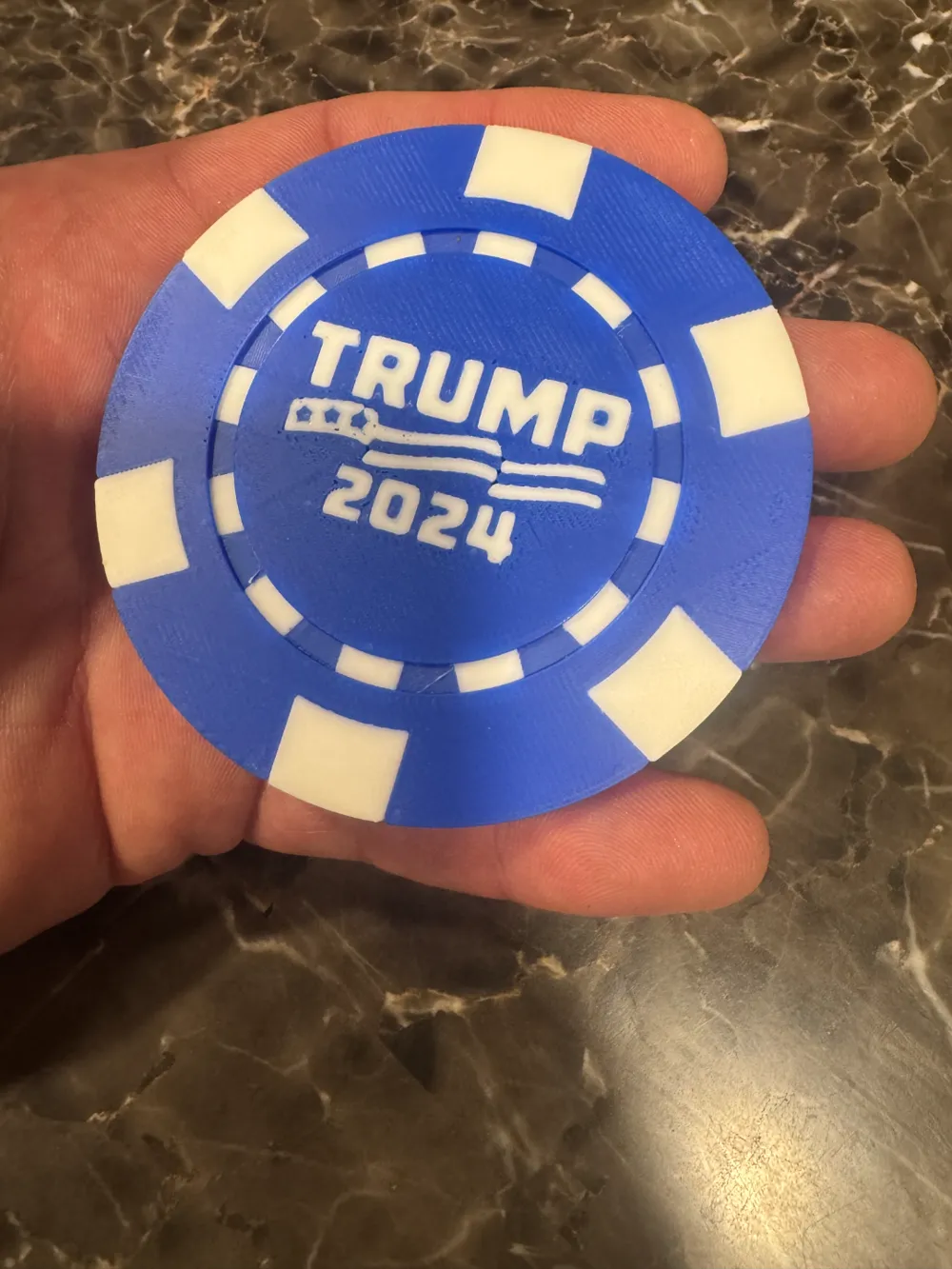 Donald Trump Poker Chip Coaster 7 Designs by NavinRJohnson MakerWorld ...