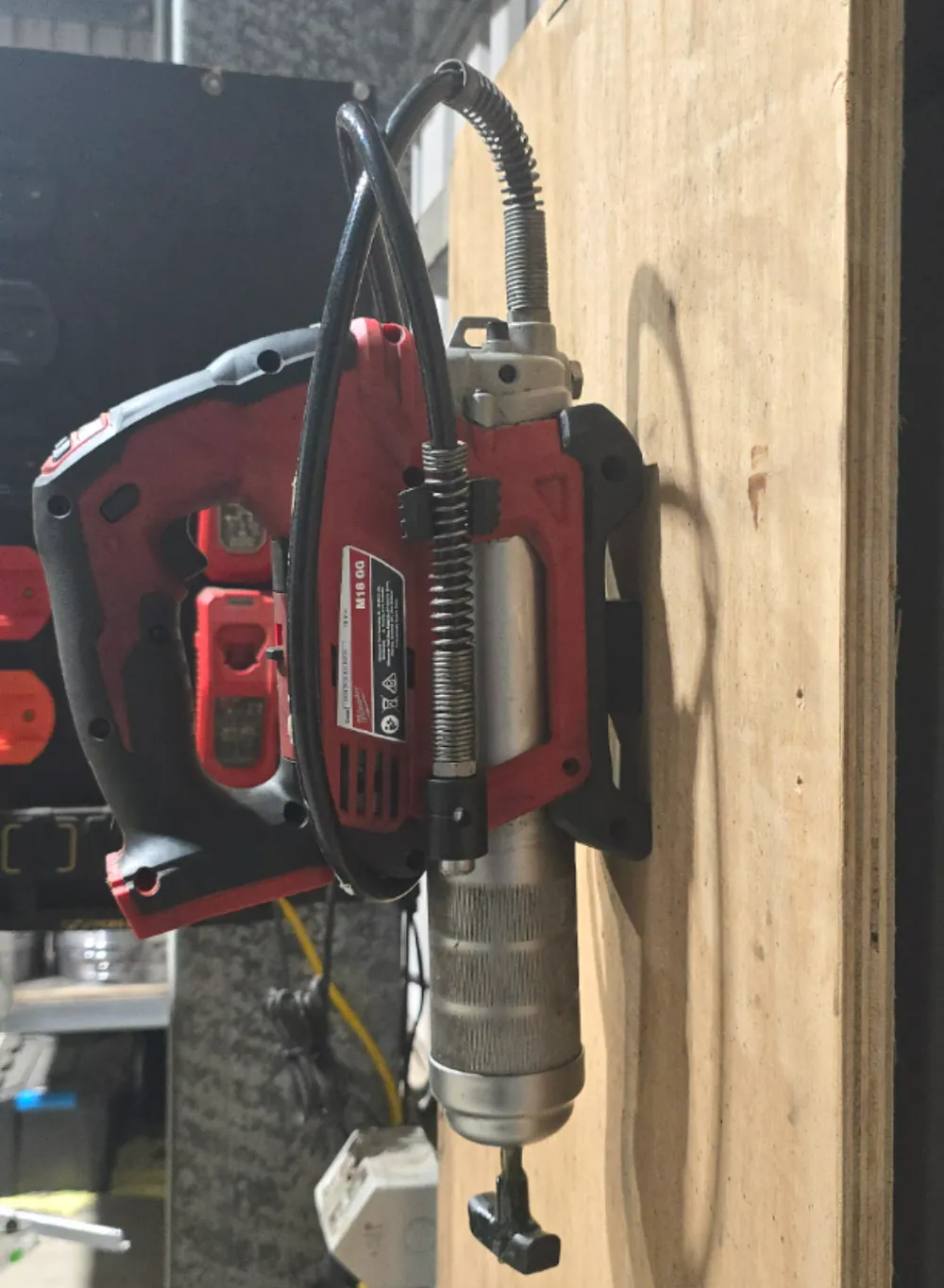 Milwaukee M18 Grease Gun Wall Mount by Sk1ttl3s93 MakerWorld: Download ...