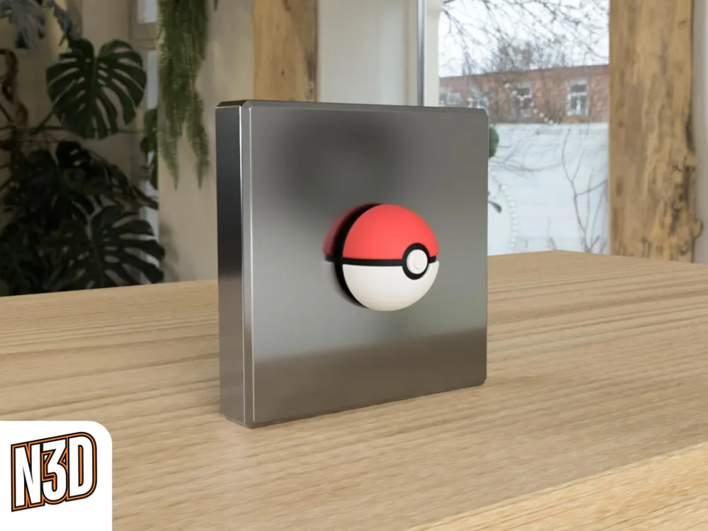 N3D Magnet - Poke Ball - Free 3D Print Model - MakerWorld