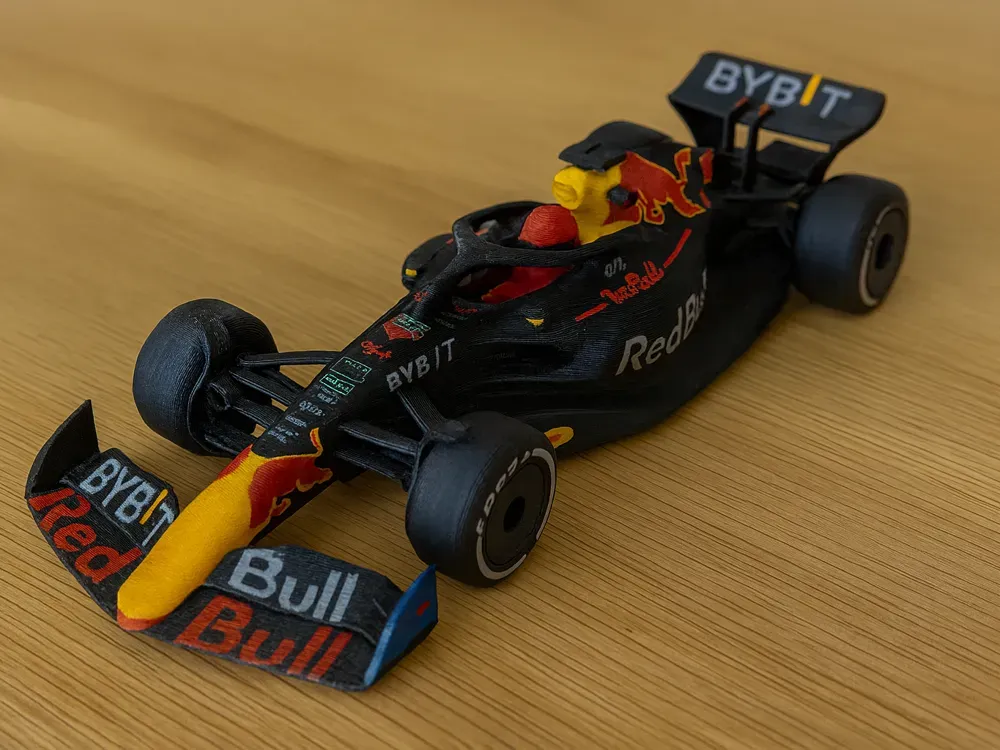 F1 Car – High-Detail 3D RedBull F1 Car - Free 3D Print Model - MakerWorld
