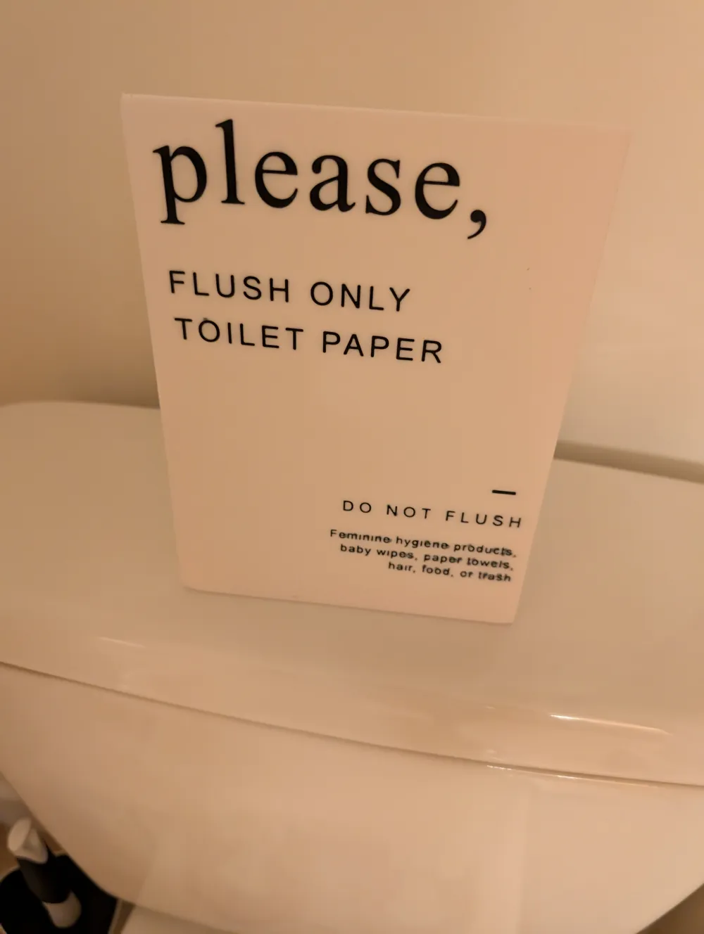 Toilet do not flush sign - Free 3D Print Model - MakerWorld