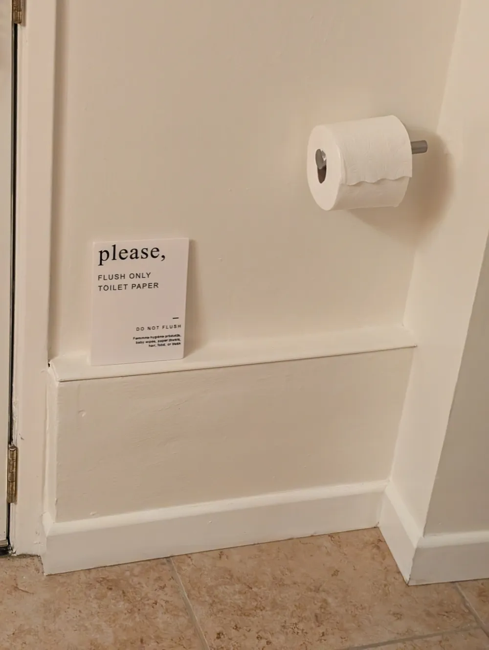 Toilet do not flush sign - Free 3D Print Model - MakerWorld